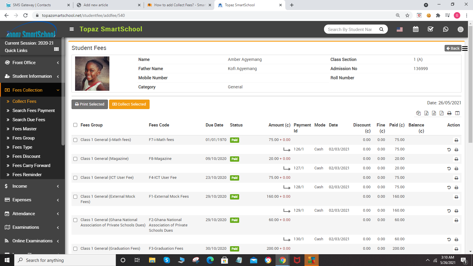 How to Add Collect Fees