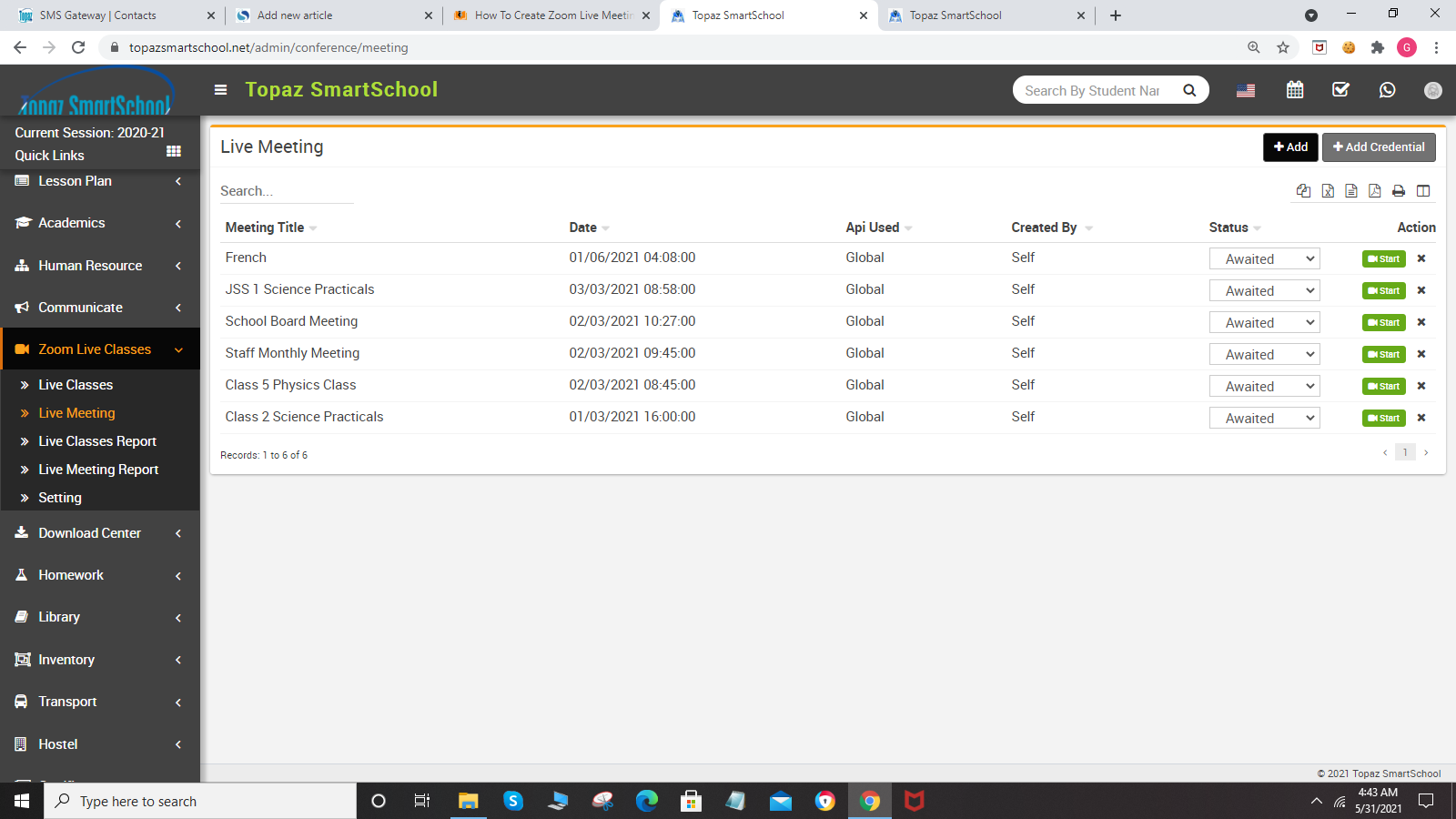 How To Create Zoom Live Meeting