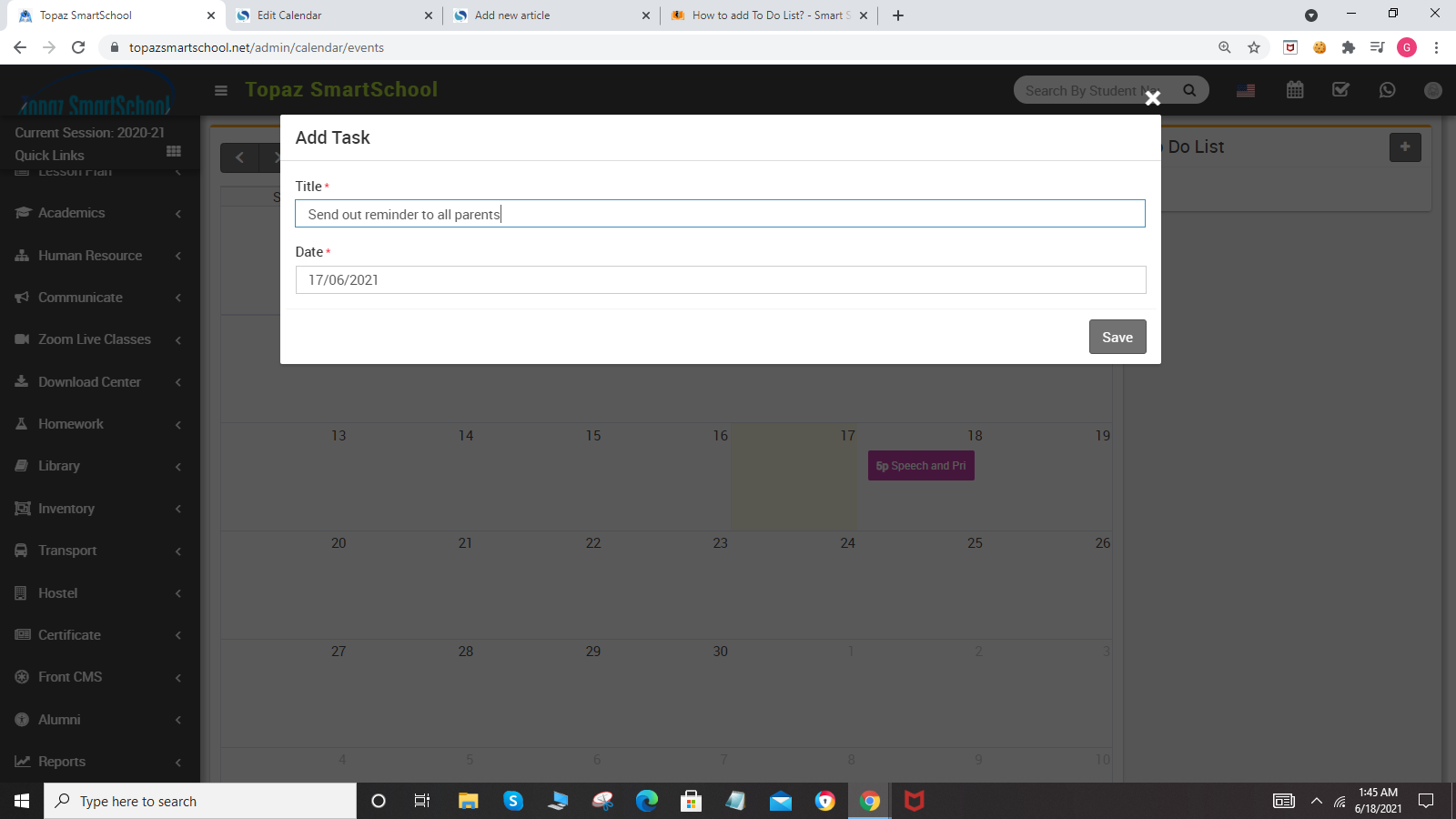 How to add To Do List